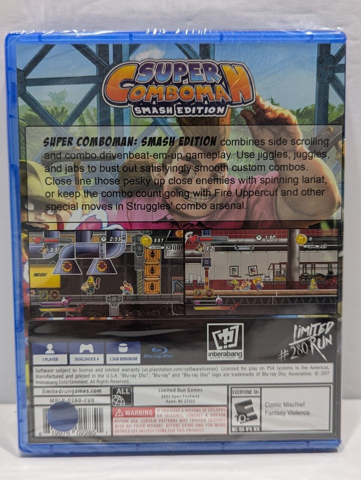 Super Comboman Smash Edition PlayStation 4 PS4 Limited Run Video Game ...