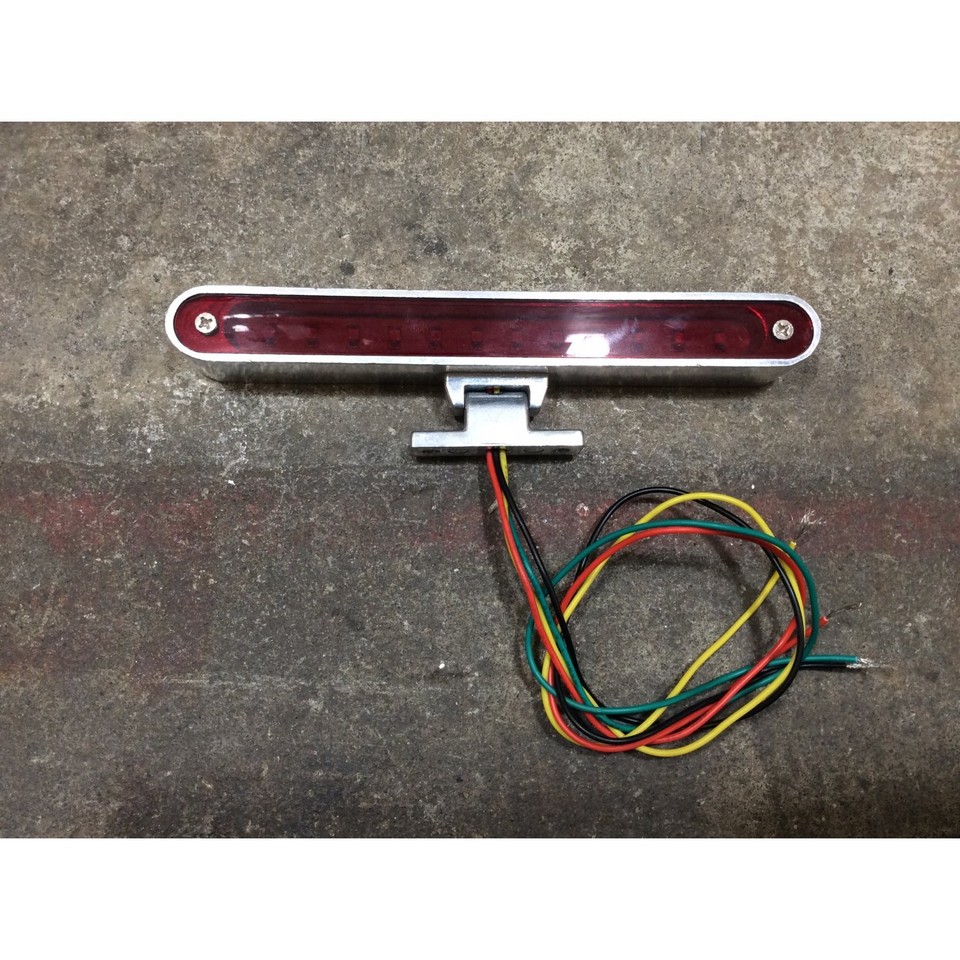 Universal Billet LED 3rd Brake Light & Turn Signal Tail Hot Rod Street ...