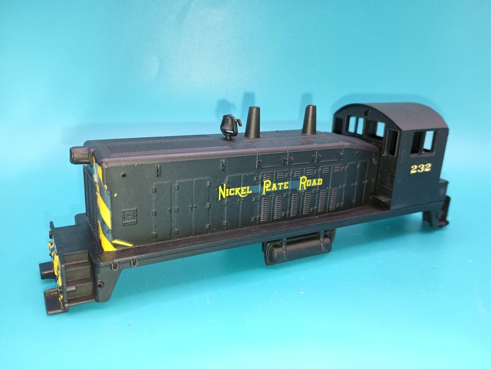CUSTOM HO ATHEARN SW7 LOCOMOTIVE SHELL ONLY NICKEL PLATE ROAD #232 | eBay