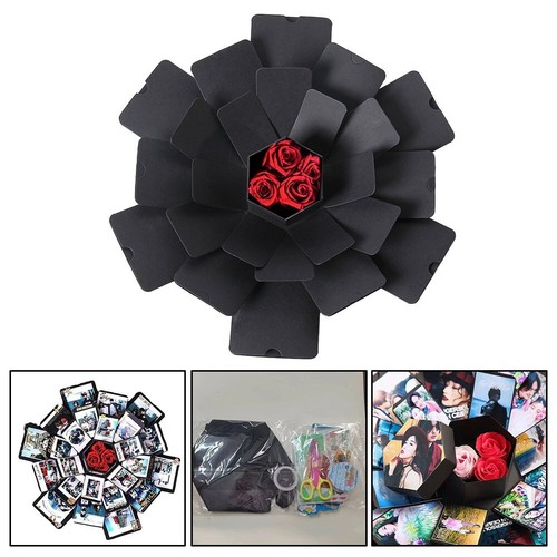 Creative Photo Explosion Box Romantic Anniversary Unique Hexagonal ...