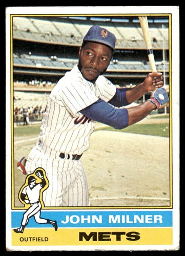 1976 Topps John Milner #517 New York Mets Baseball Card | eBay