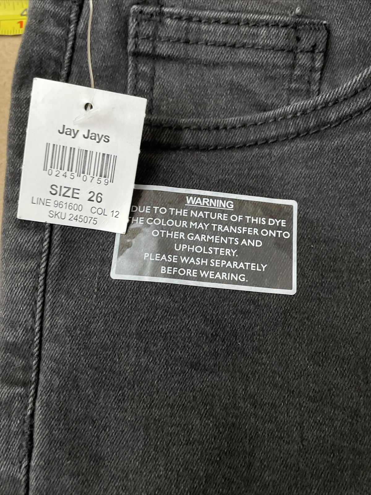 Jay Jay Jeans 26 Women Black Slim Straight Stretch High Waisted | eBay Australia