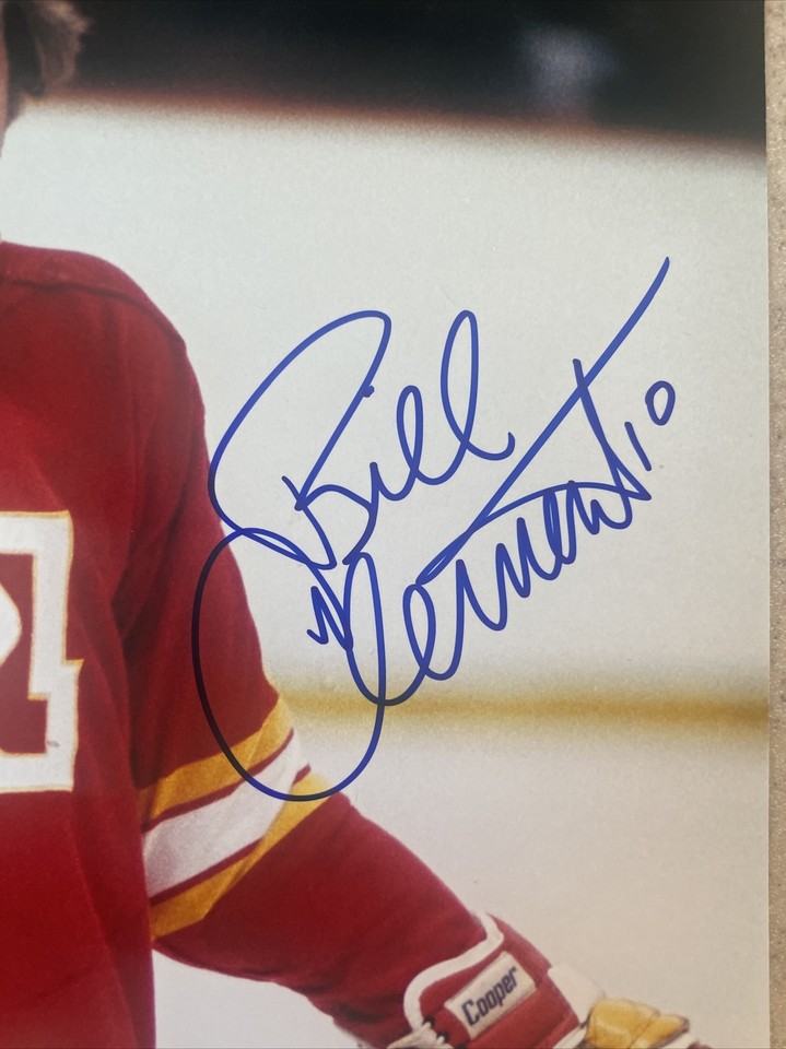 Bill Clement Autographed Signed 8x10 Photo Atlanta Flames Philadelphia ...