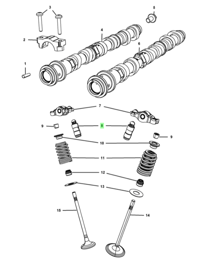 (24)OEM MOPAR 11-2021 JEEP DODGE CHRYSLER 3.6L PENTASTAR VALVE LIFTERS ...