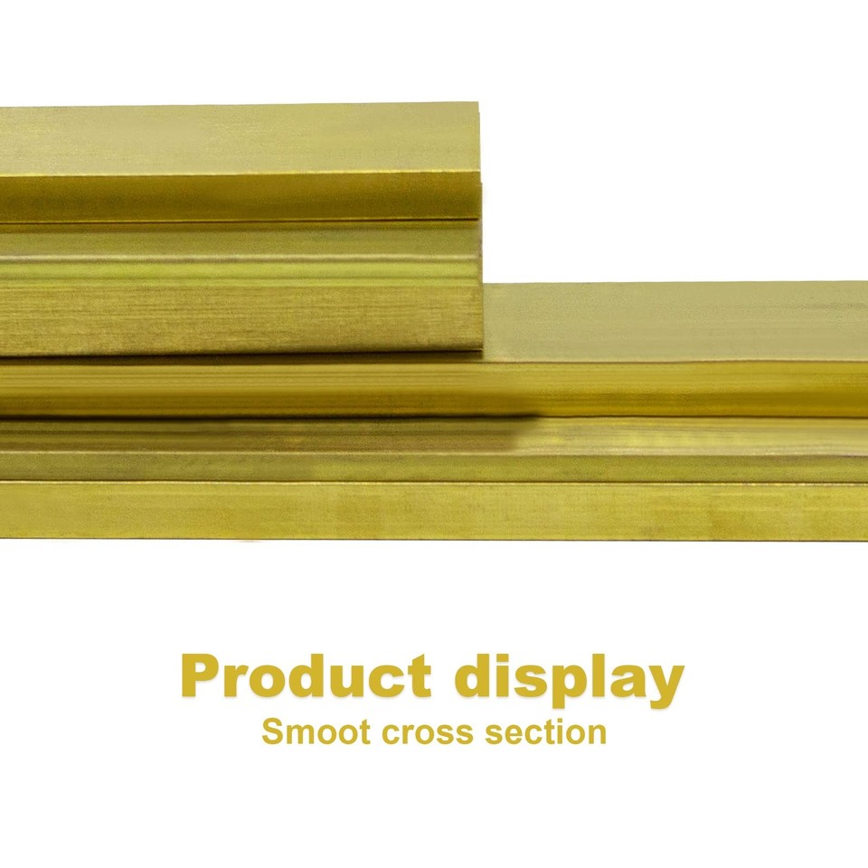 Brass Flat Rectangular Bar Stock 1/4" x 2"x 12"- Knife Making, Craft ...