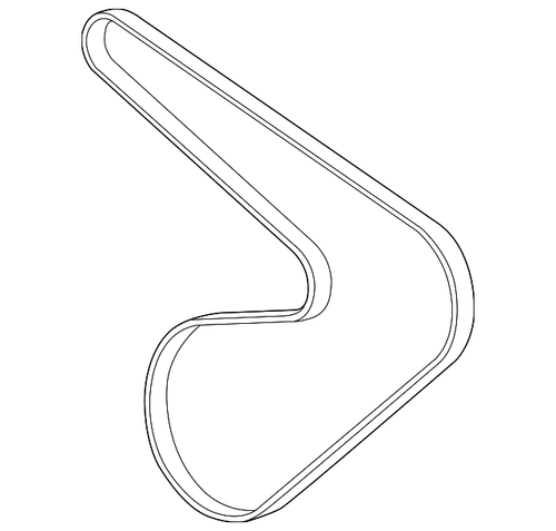 Genuine GM V-Ribbed Serpentine Belt 12626076 | eBay