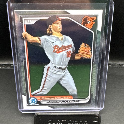 #BCP-47 Jackson Holliday 2024 Bowman Chrome Prospects Baltimore Orioles ...