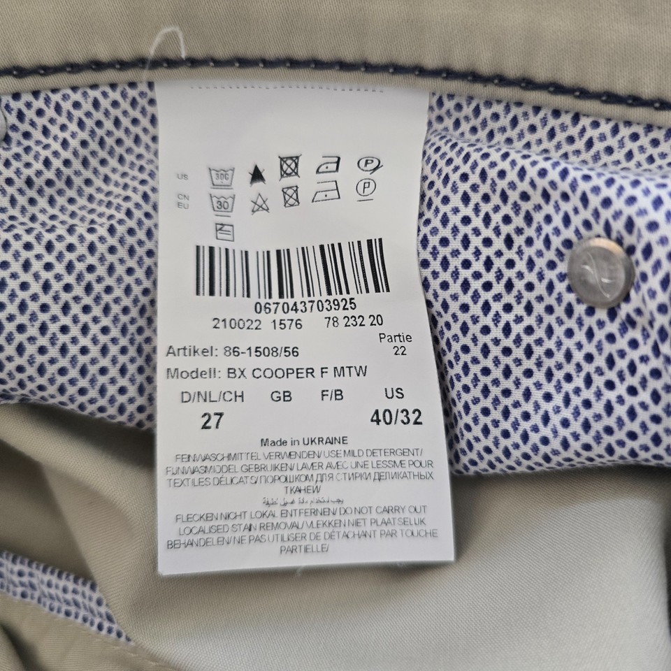 Brax Feel Good Cooper Regular Beige Pants Mens Trousers Size 40x29 | eBay