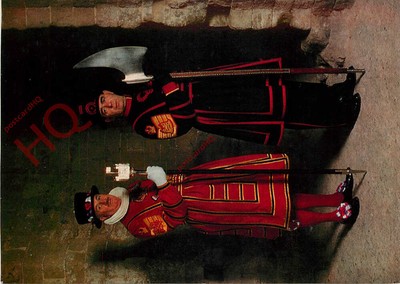 Picture Postcard; Tower of London, Chief Yeoman Warder and Chief Yeoman ...