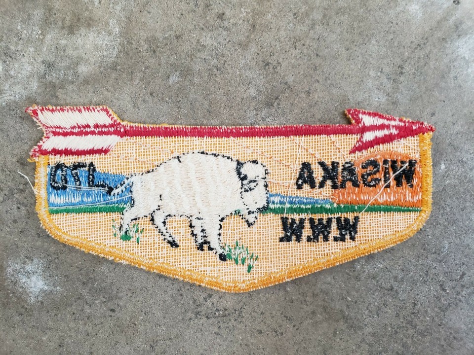 Wisaka Lodge 170 Flap F1 Sac N Fox Council Order of the Arrow OA Mint ...