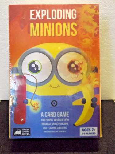 Exploding Minions Special Edition Card Game Exploding Kittens FACTORY ...