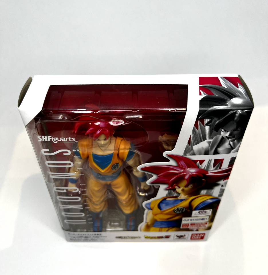 SH Figuarts Super Saiyan God Son Goku SSG Son Gokou Action Figure - NEW ...