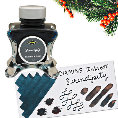 Diamine Inkvent Green Edition Shimmer & Sheen Bottled Ink in ...