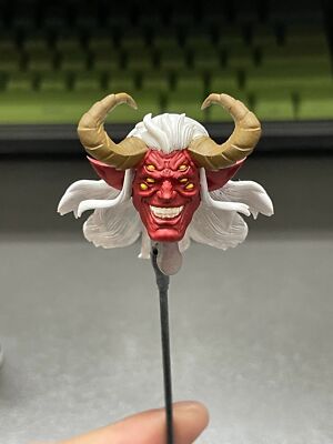 Painted 1/12 Comics Trigon Demon Monster Head Sculpt Fit Mcfarlane ...