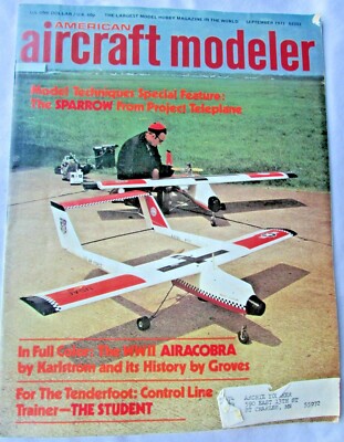 American Aircraft Modeler Magazine September 1973 WWII Airacobra ...