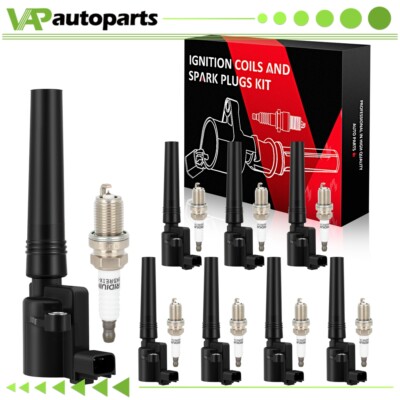 8 2000-2002 Jaguar S-Type 4.0L V8 Ignition Coil & Spark Plug | Less ...