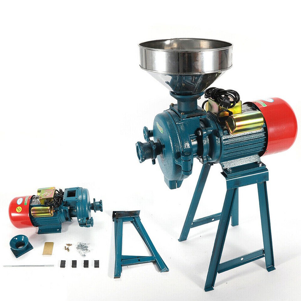3000W 110V Grain Mills Electric Grain Grinder Corn Wheat Flour Mill W ...