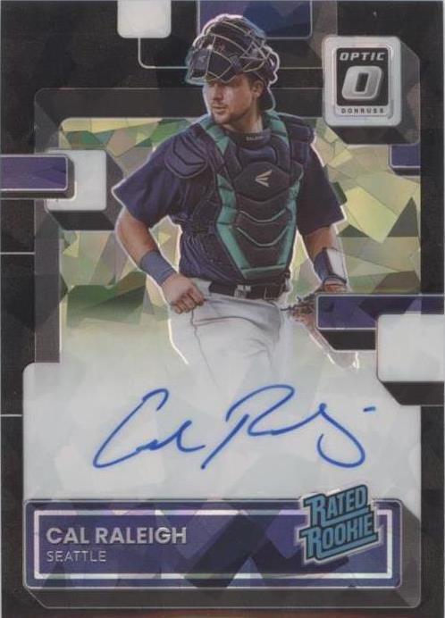 2022 Panini Donruss Optic - Rated Rookie Signatures Cal Raleigh #RRS-CR ...