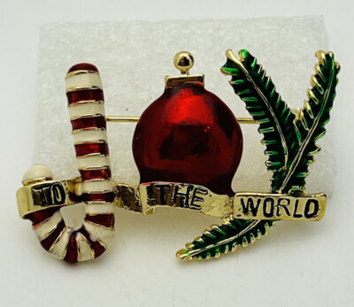 High Quality New Enamel Joy To World Christmas Pin/Brooch | eBay