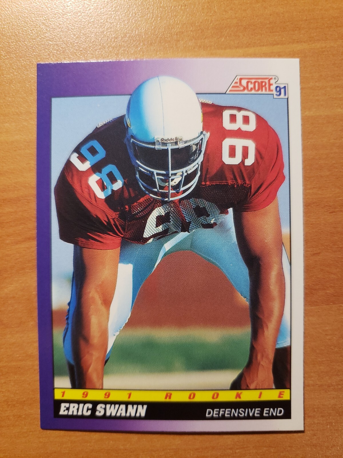 1991 Score #596 Eric Swann - Rookie - Arizona Cardinals - NFL - Fresh ...