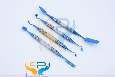 PRF Instruments Kit Surgery Blue Titanium Coded Tips Set Of 4 Dental | eBay
