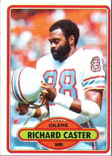 1980 Topps Richard Caster #198 Houston Oilers Football Card | eBay