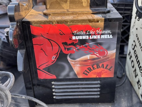 Fireball Whiskey Shot Chiller Double Bottle Dispenser Liquor Bottle ...