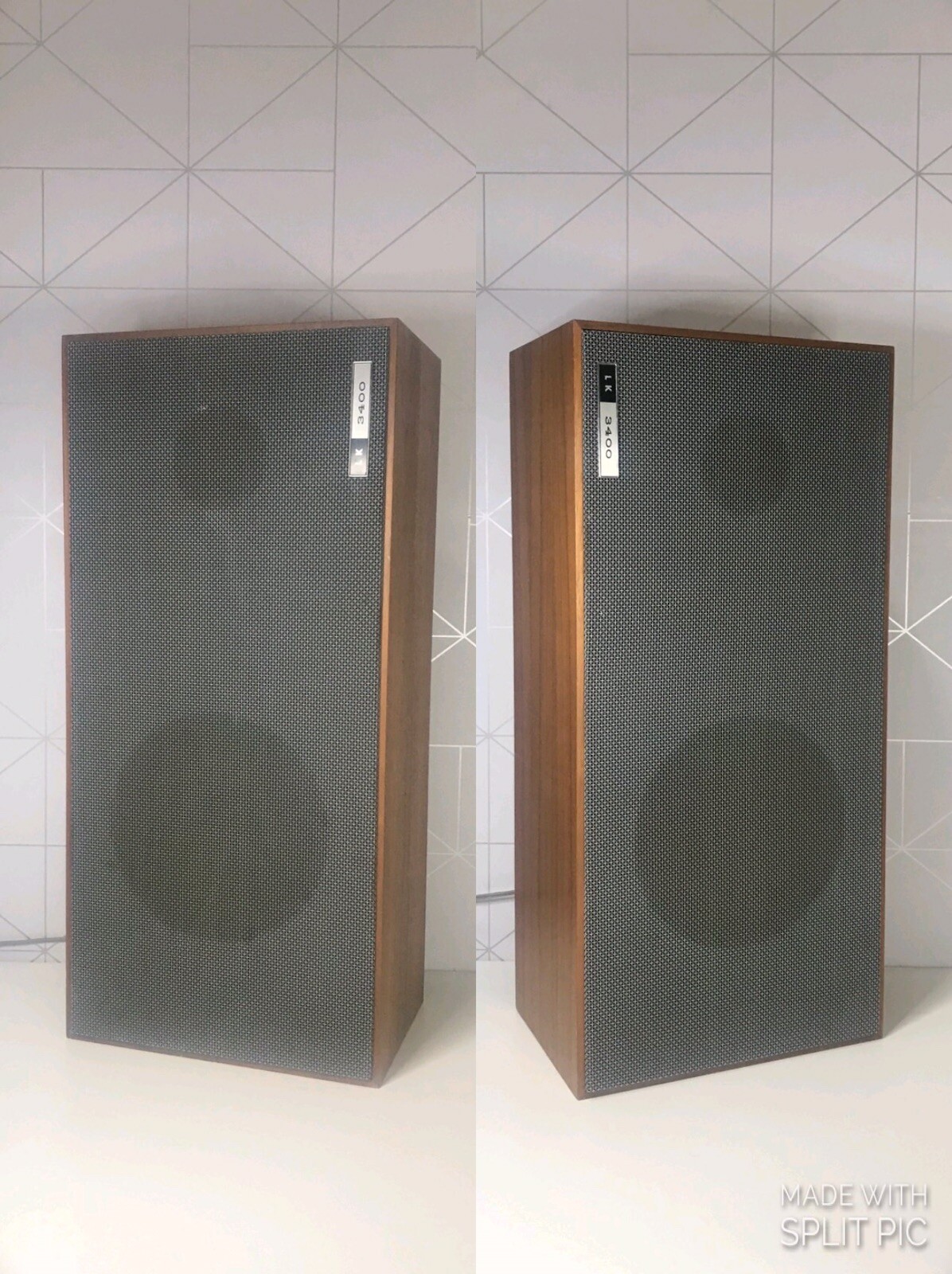 ELAC LK 3400 Electroacustic Kiel LK Speakers 40 Watt Vintage German ...