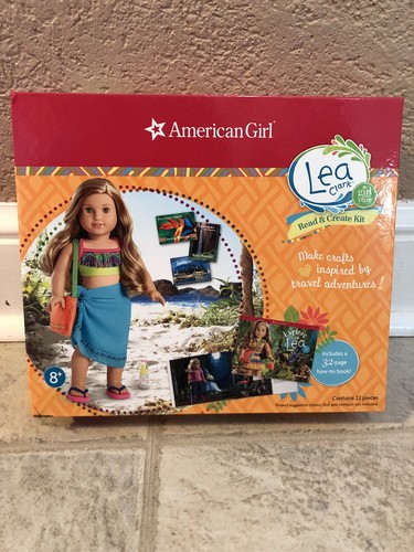 NEW American Girl Explore with Lea Clark Book Read & Create Kit Sarong ...