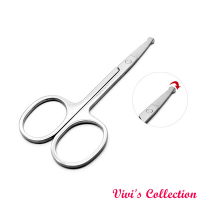 Probe Safety Blunt End Scissors Ball Round Tip Nail Ear Mustach Dog Pet ...