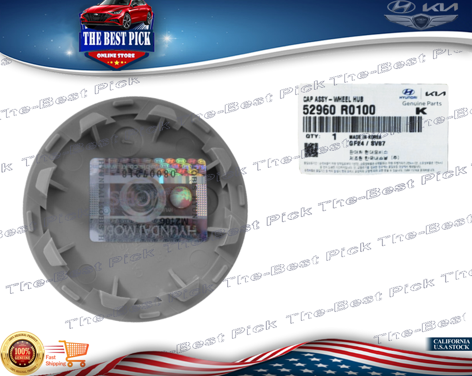 ⭐GENUINE⭐ Wheel Center Cap KIA 2021-2024 *See Compatibility* 52960R0100 ...