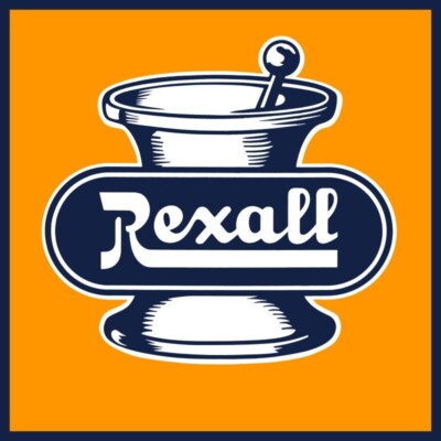 Rexall Drug Stores Apothecary Pharmacy NEW Sign 28" Square USA STEEL XL ...