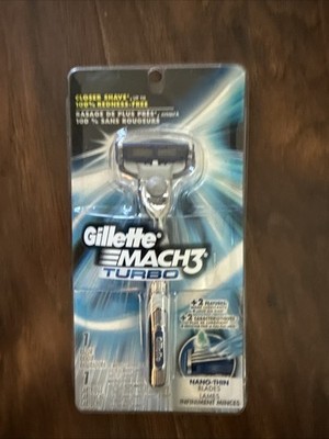 One Pack Gillette Mach 3 Turbo Razor 1 Handle with 1 Cartridge | eBay