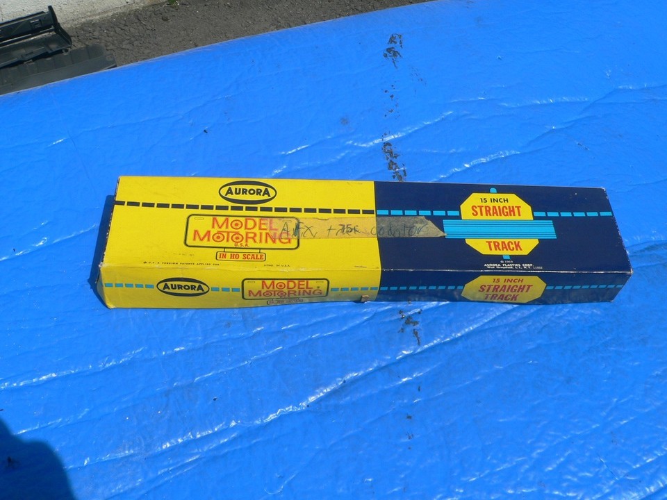 AURORA MODEL MOTORING THUNDERJET 500 1542 4 15 INCH STRAIGHT TRACKS HO ...