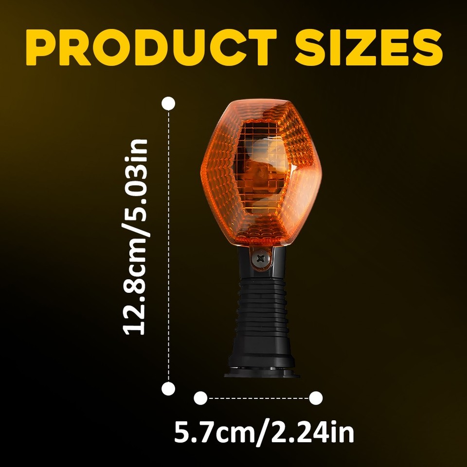 2x Front Rear Amber Turn Signal Light Halogen For Suzuki SV 650S DL650 ...