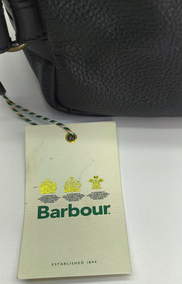 Barbour brown leather toilettries wash bag new with tags | eBay UK