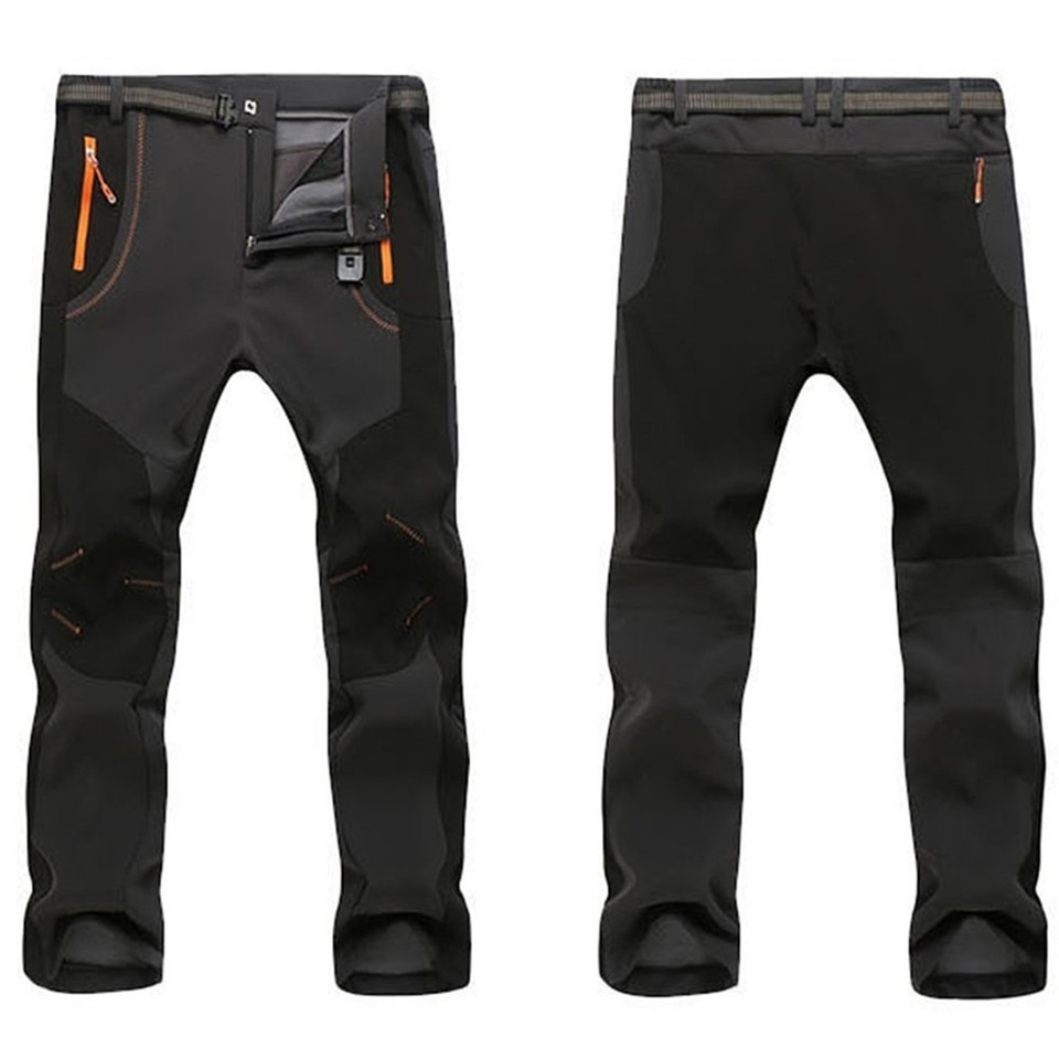 Mens Womens Cargo Trousers Winter Fleece lined Thermal Waterproof Work ...
