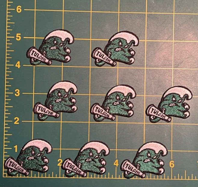 tulane patch Tulane university patch green wave college Tulane ...