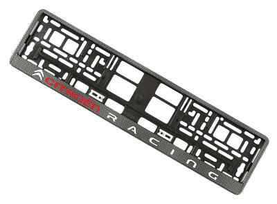 European License Number Plate Frames Holder Carbon look for Citroen ...