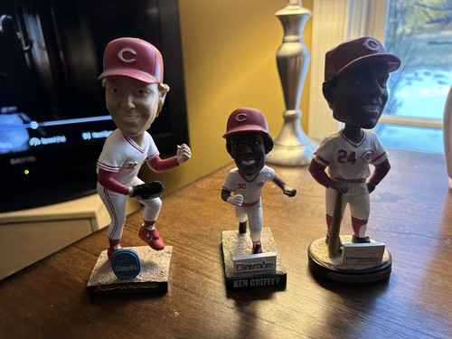 Bobblehead Lot Cincinnati Reds SGA Bobbleheads, Griffey, Perez ...