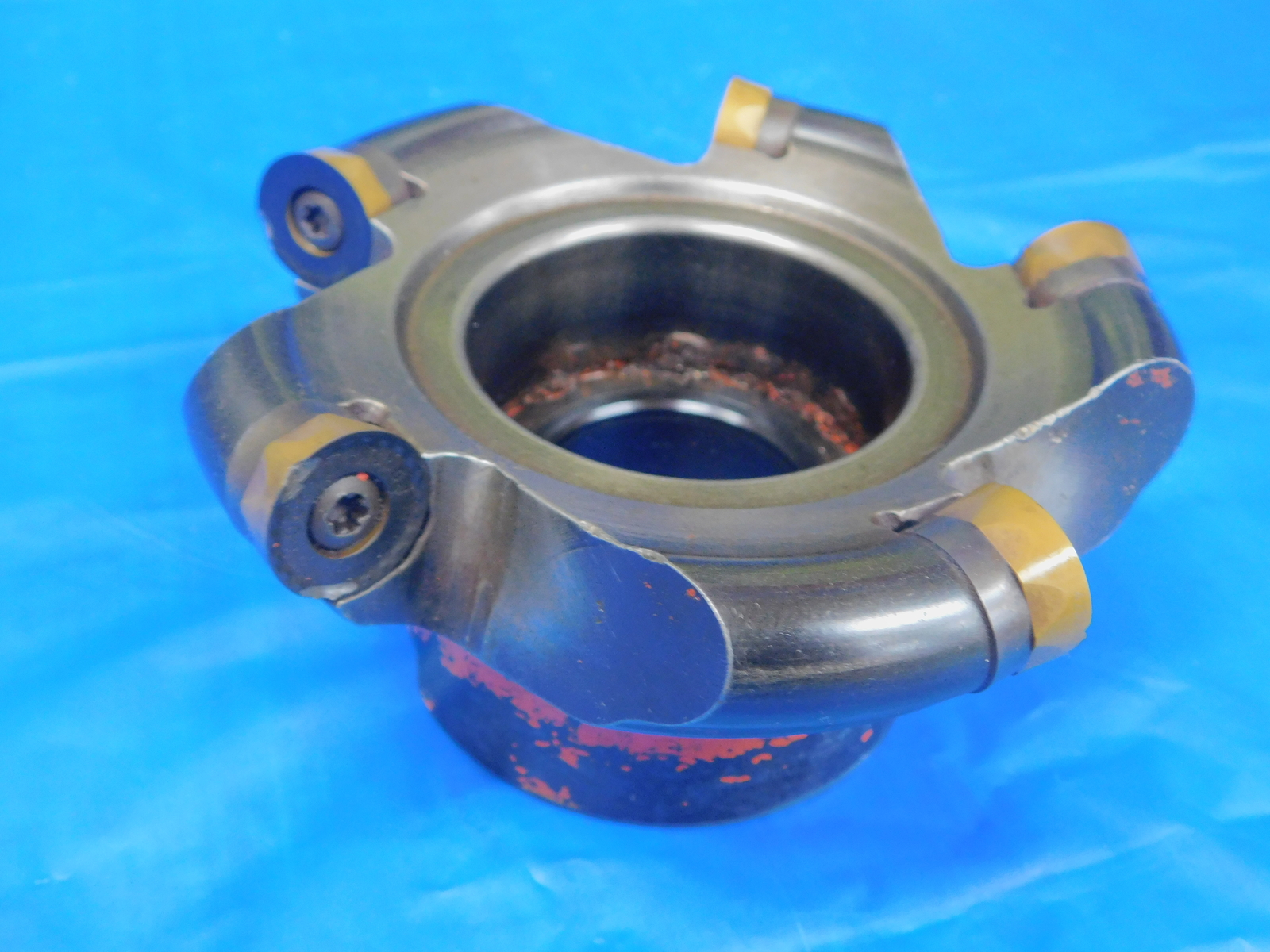 SANDVIK 5" O.D. FACE MILL RA200-108R38-19L 1 1/2 PILOT 5 POCKETS RC*T ...