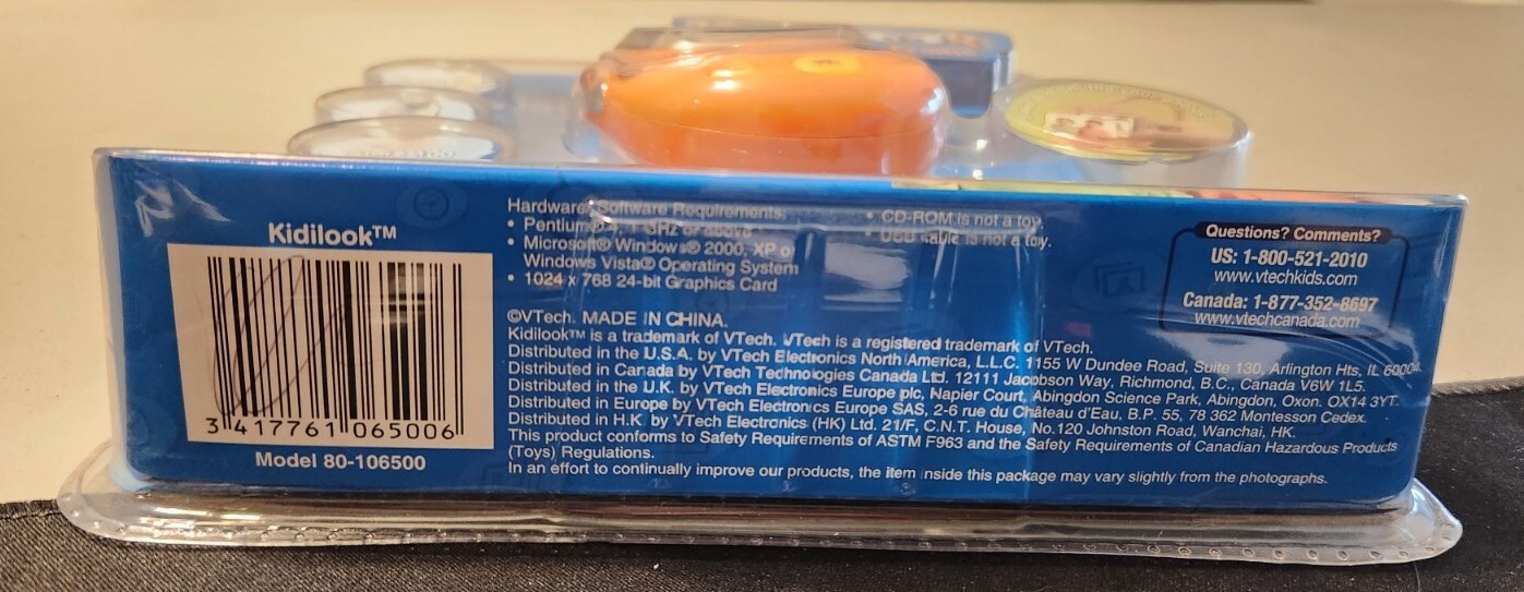 NEW Vtech Orange Kidilook Digital Photo Frame Shake Shuffle & Share ...