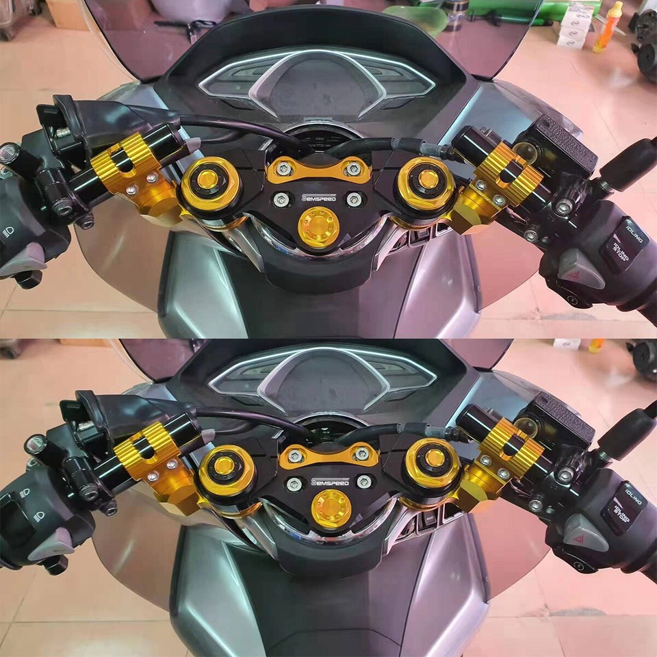2012-2021 Honda PCX Adjustable Aluminium Racing Fork Tube Clip Ons ...