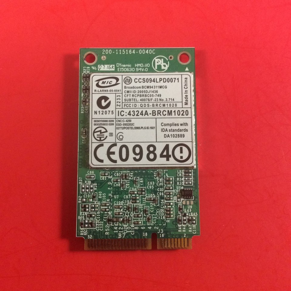 Dell Inspiron 6400 E1405 E1505 Wireless Card WiFi YH774 0YH774 PC559 | eBay