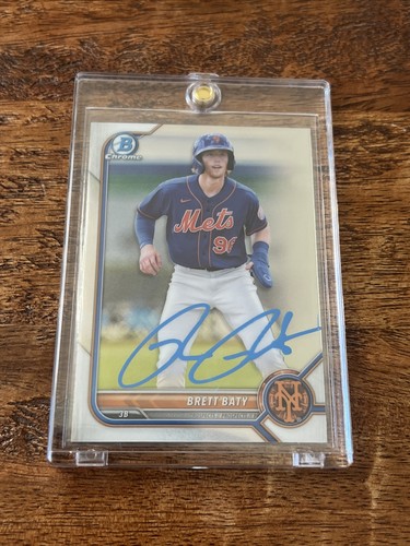 Brett Baty IP Signed Bowman Chrome Card Psa Dna Coa Autographed Mets | eBay