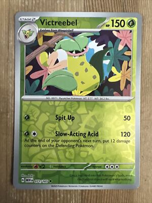 Pokémon TCG Victreebel Scarlet & Violet - 151 071/165 Reverse Holo ...