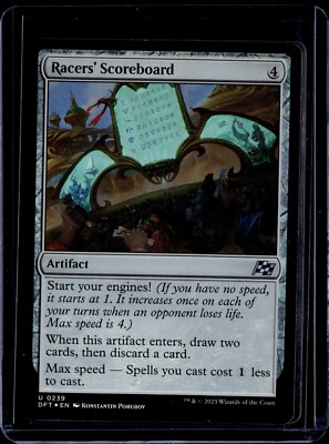 Racers' Scoreboard - 239 - Foil - DFT - NM - MTG Magic the Gathering | eBay
