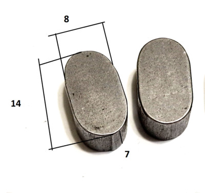 motor shaft keys parallel key feather key 14 x 8 x 7 | eBay