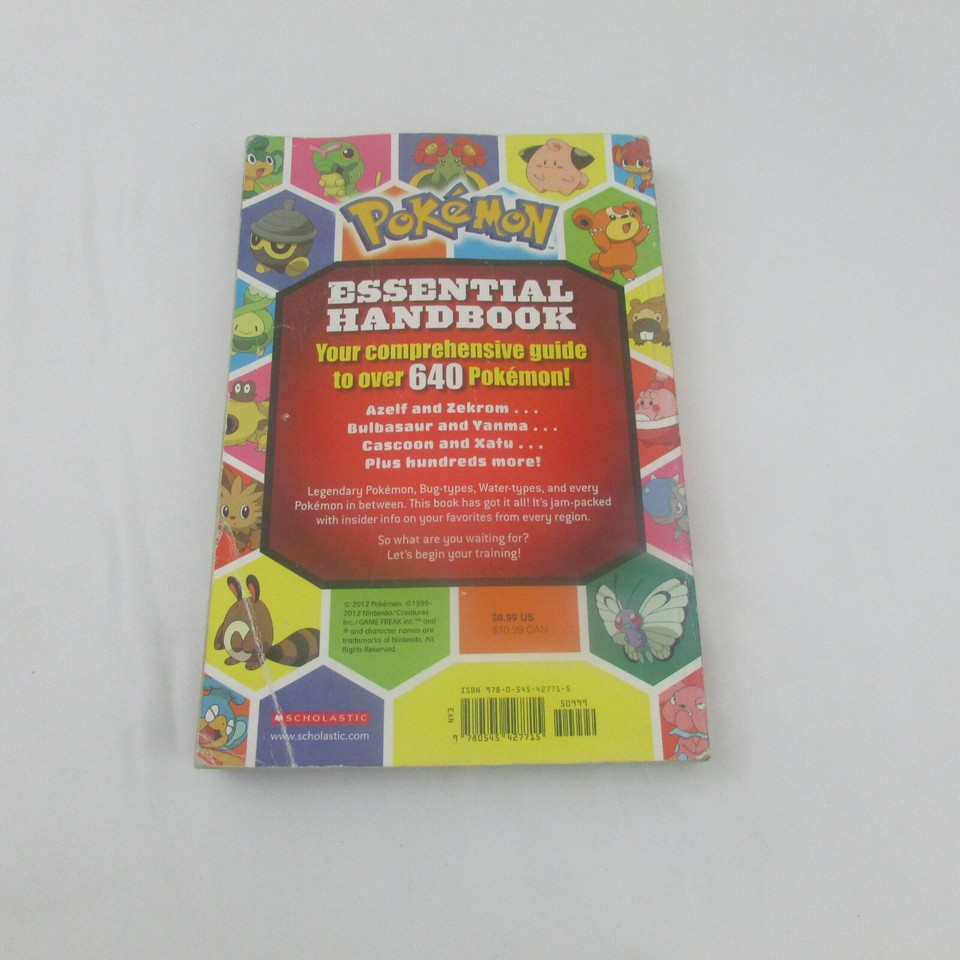 Pokemon Essential Handbook Scholastic Paperback 9780545427715 | eBay
