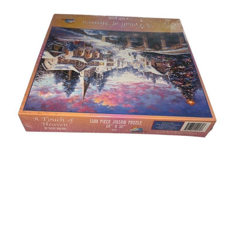 SunsOut A Touch of Heaven 1500 Piece Jigsaw Puzzle Winter Village NIB ...